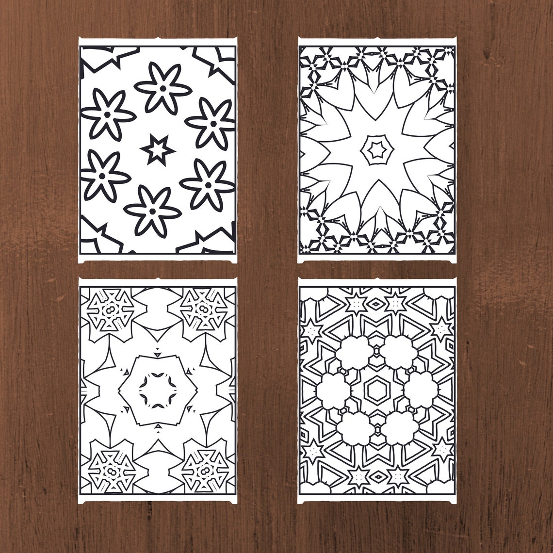 50 Mandala Patterns for Coloring, Coloring Pages for Adults, Instant ...