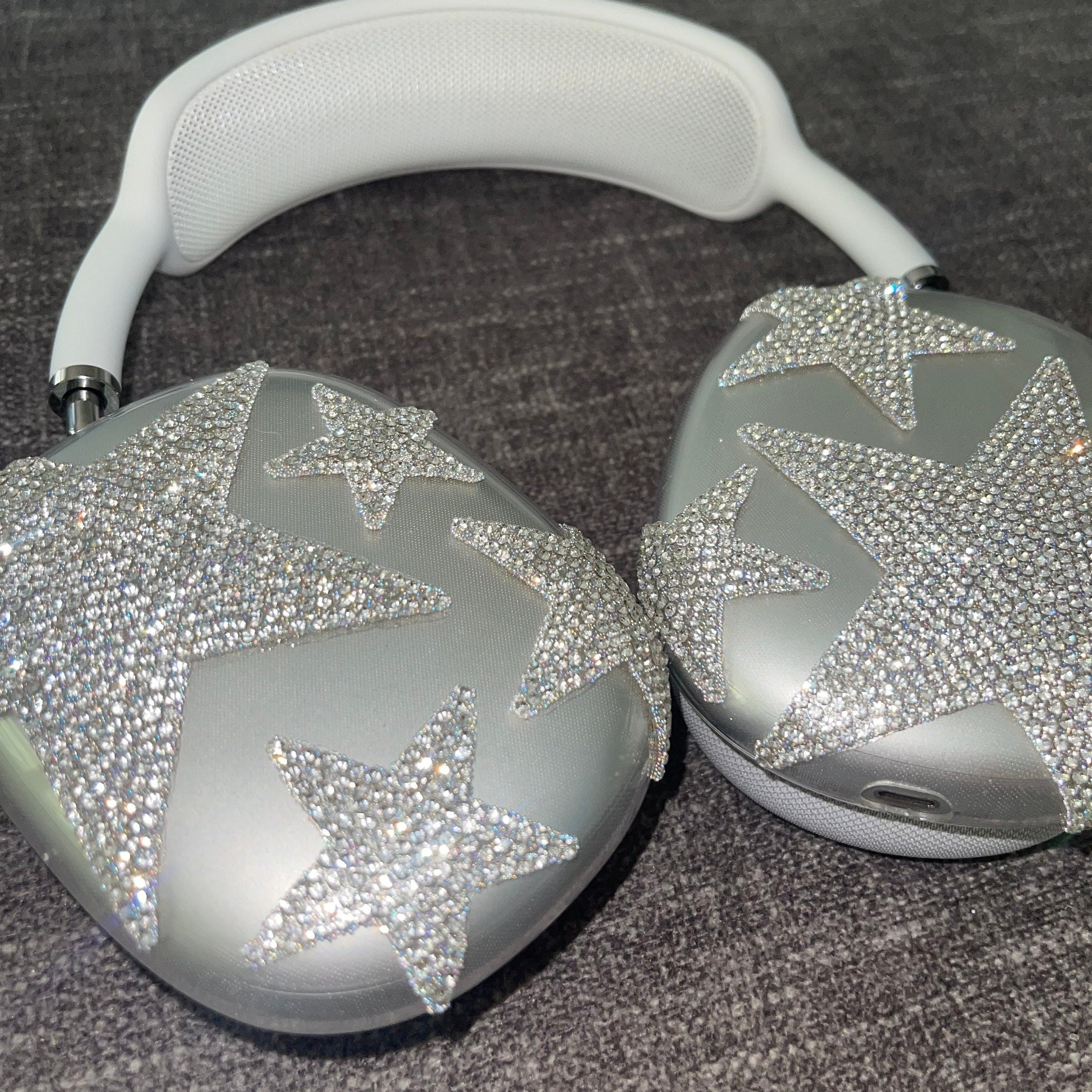 AirPod Max Star Rhinestone Case, Gift for Her Sparkle Headphones ...