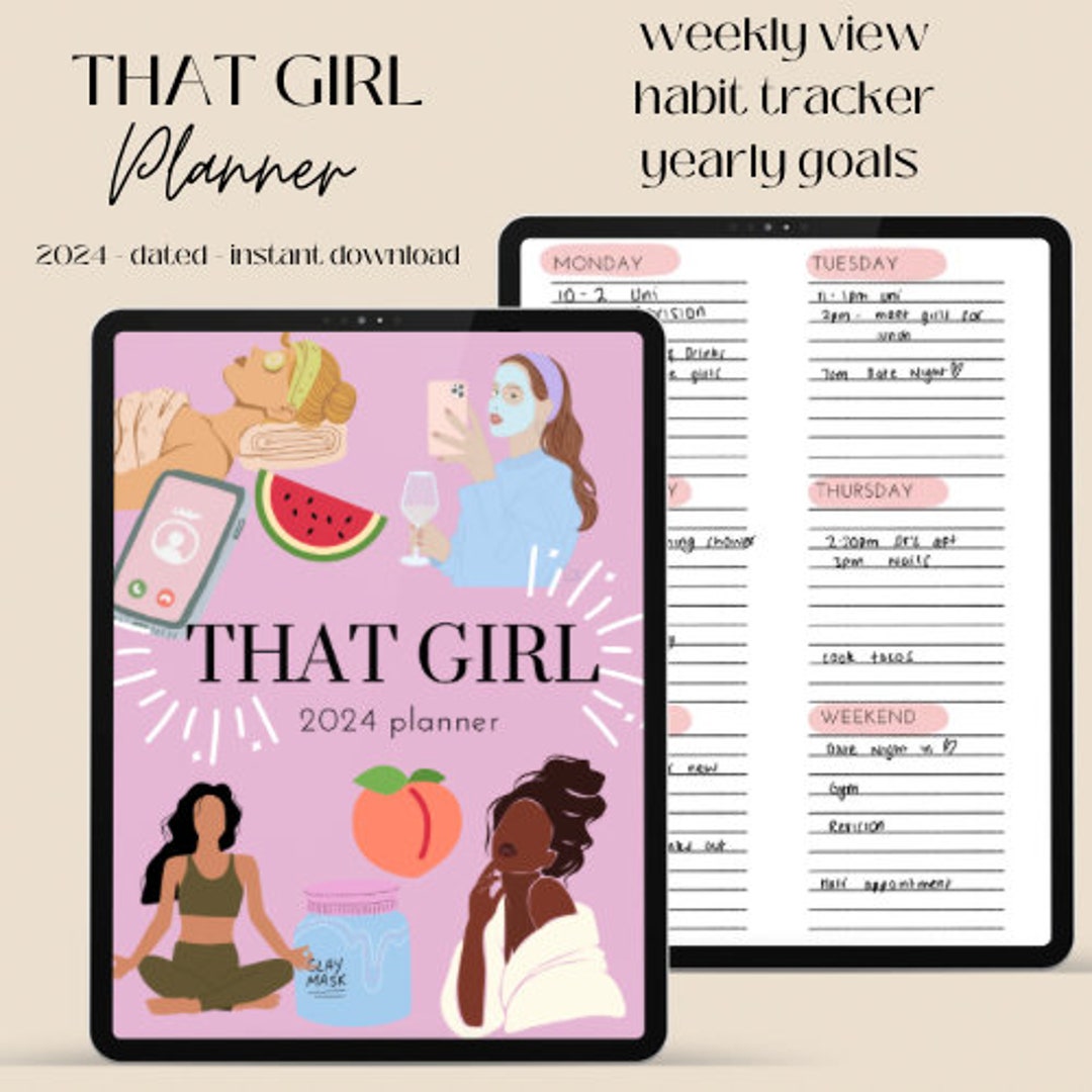 That Girl Planner 2024 Planner - Etsy