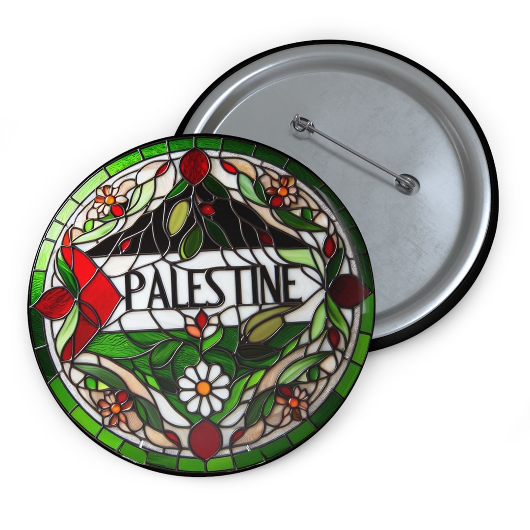 Support Palestine Pin Human Rights Equality Save Gaza Stand Protest ...
