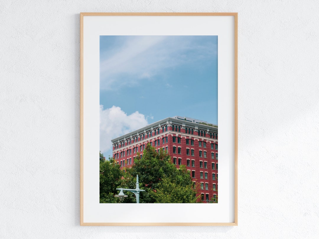 New York Red Brick Building Photo, Digital Download, Soho Manhattan ...
