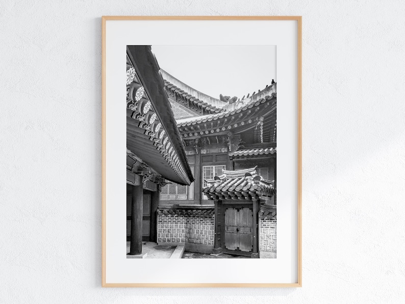 Tradition Korean House Photo Changdeokgung King's Palace Giwa Roof ...