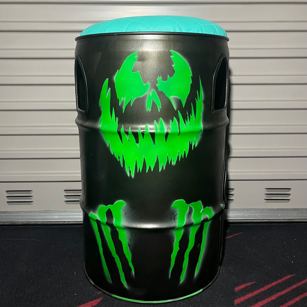 MONSTER ENERGY 60 Liter Barrel Cabinet Bar Stool Seat Pad / - Etsy