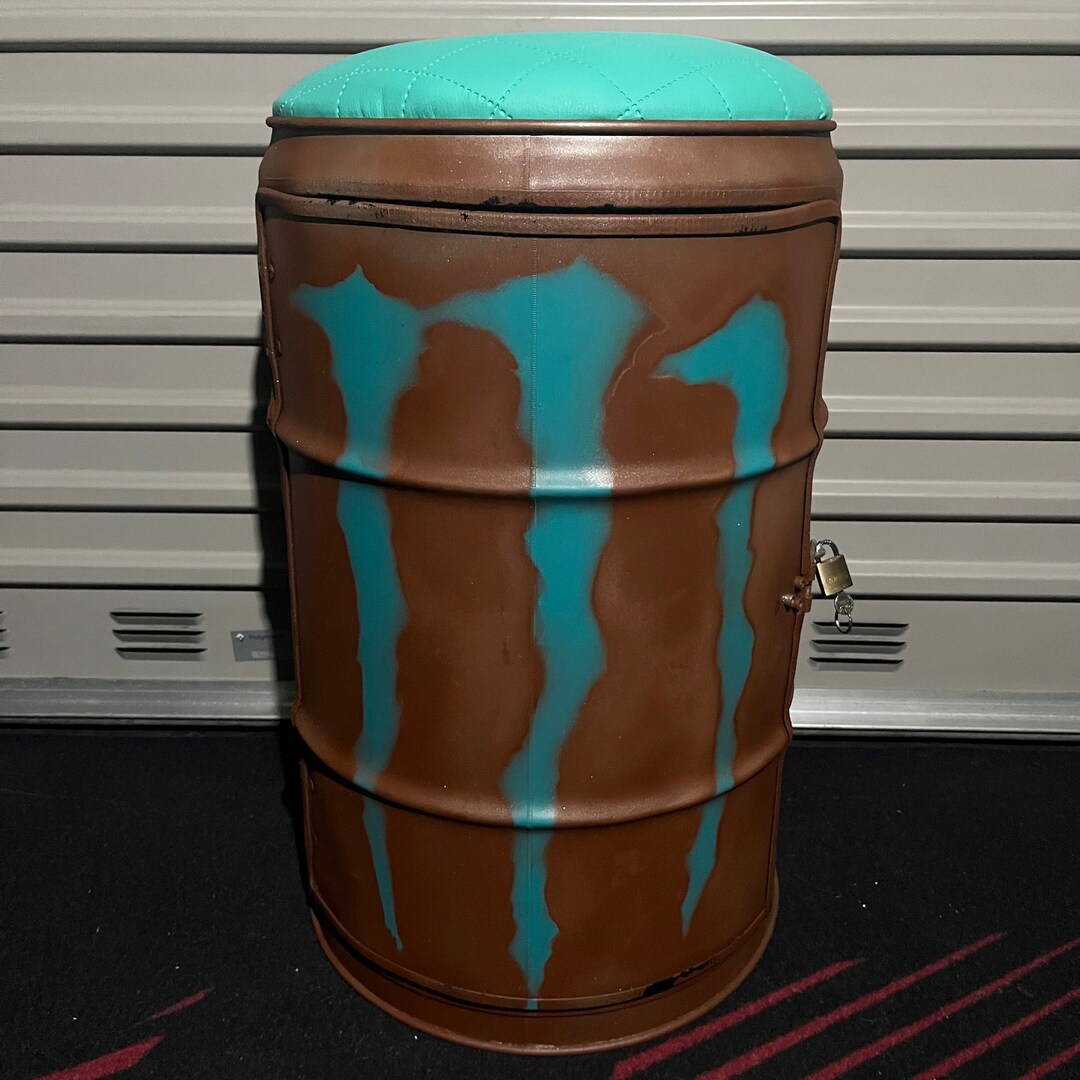 MONSTER ENERGY 60 Liter Barrel Cabinet Bar Stool Seat Cover - Etsy