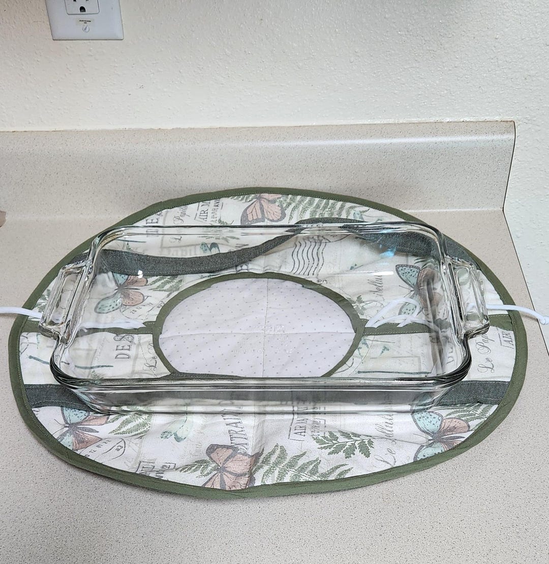 Stylish Casserole and Crock Pot Carrier, Padded & Lined, Drawstring ...