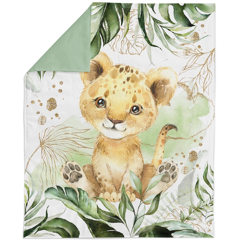 Lion Panel Fabric - Etsy