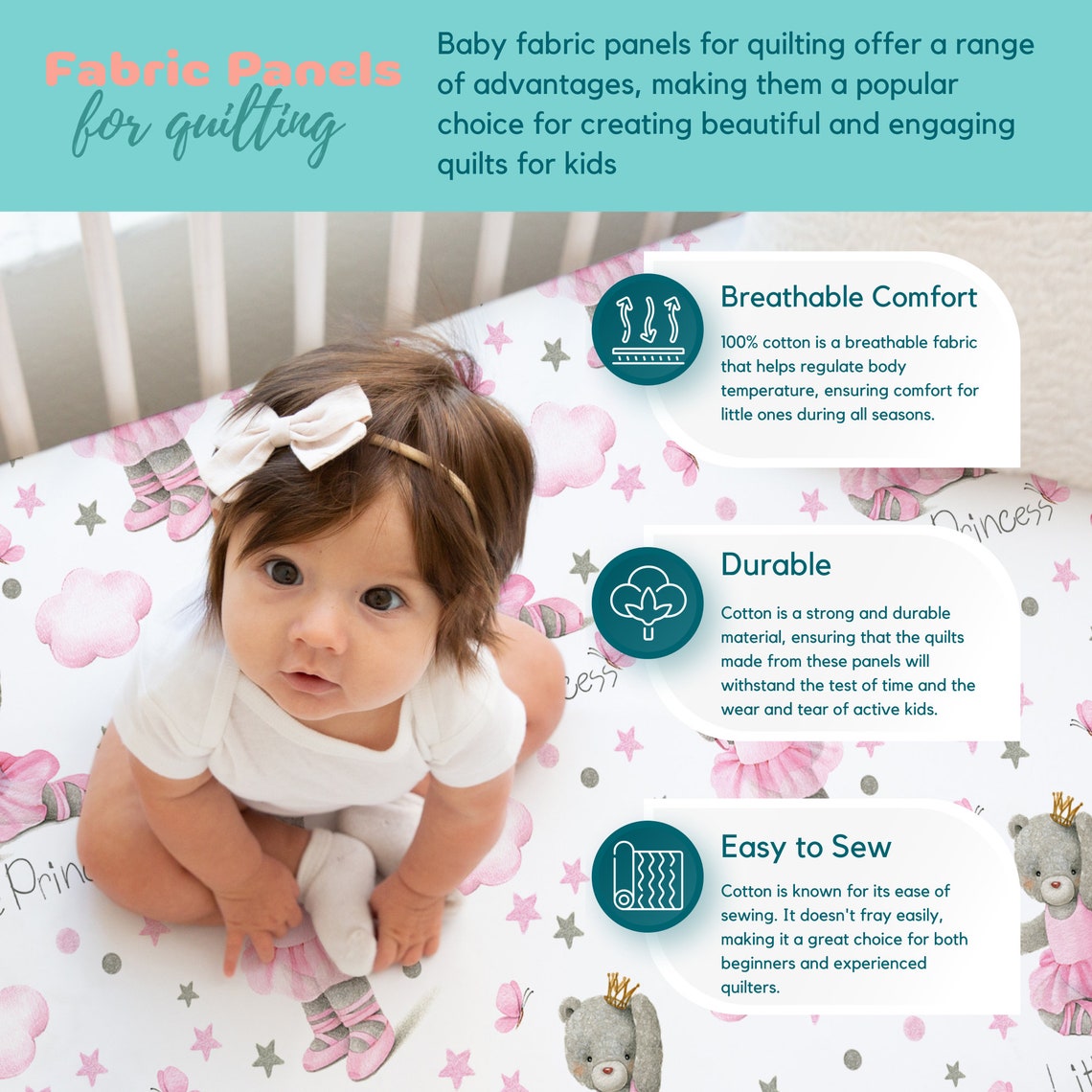 Cute Baby Raccoon Set of 7 Fabric Panels Quilting Fabric - Etsy