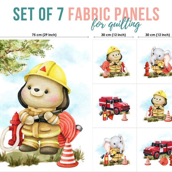 Fireman Fabric - Etsy