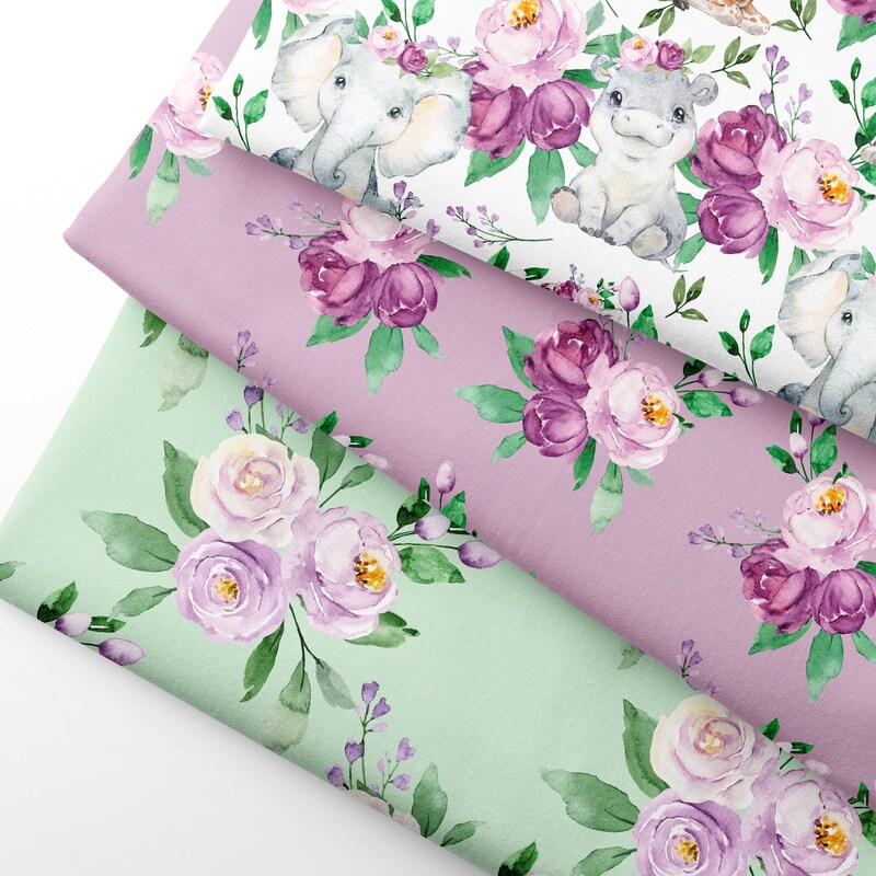 Purple Baby Fabric - Etsy