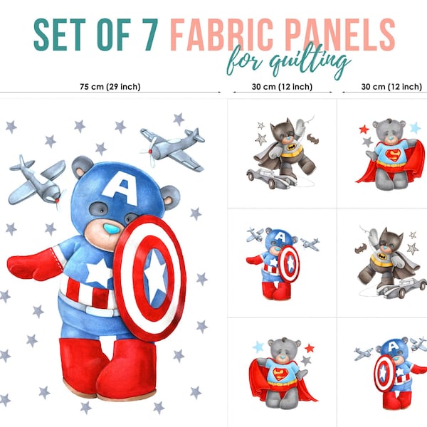 Superhero Quilt - Etsy