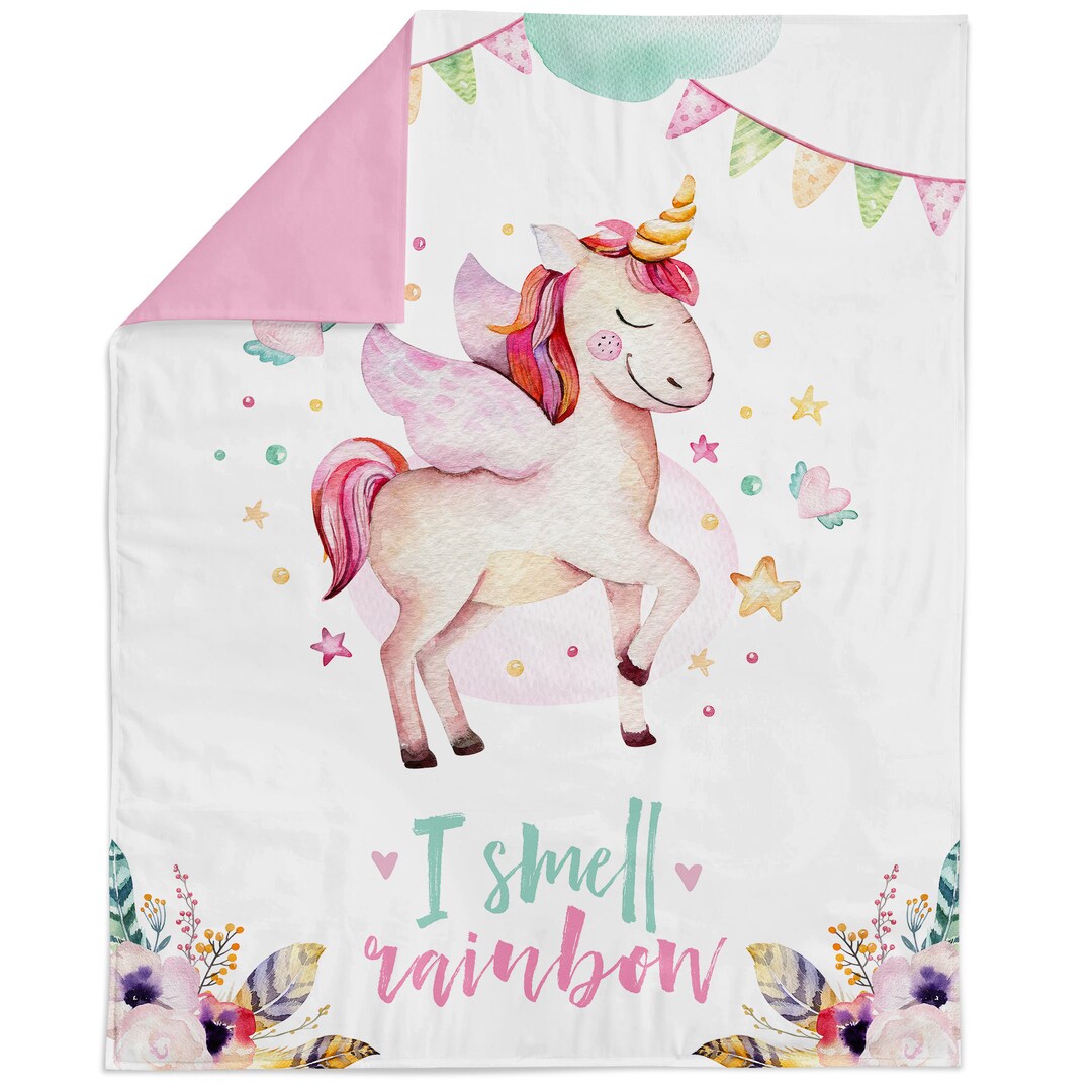 Unicorn Fabric Panel for Quilting, Baby Fabric Panel, Cotton Fabric ...