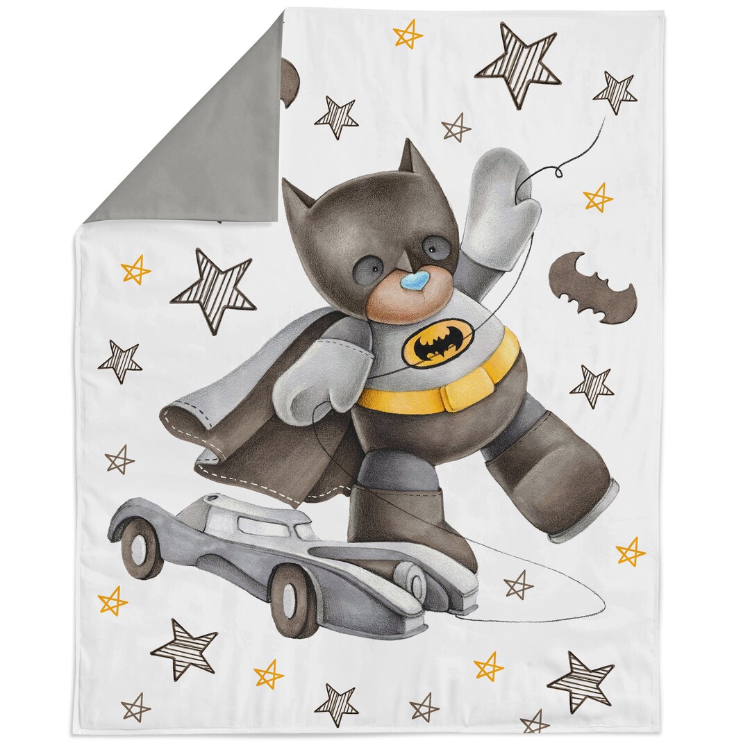 Superhero Teddy Bear Cotton Fabric Panel for Quilting - Etsy