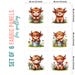 Highland Cow Fabric Panels for Quilting, Nursery Decor, Sewing Projects ...