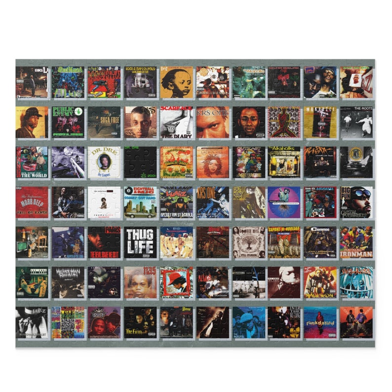 90s Hip-hop Nostalgia Album Cover Puzzle (500-piece) - Premium Quality ...