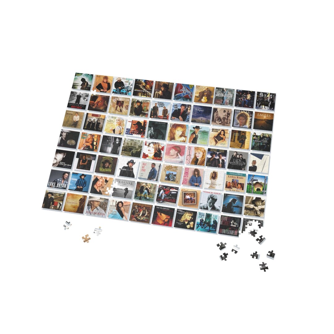 Country Music Album Cover Puzzle 252, 500, 1000-piece Premium Quality ...