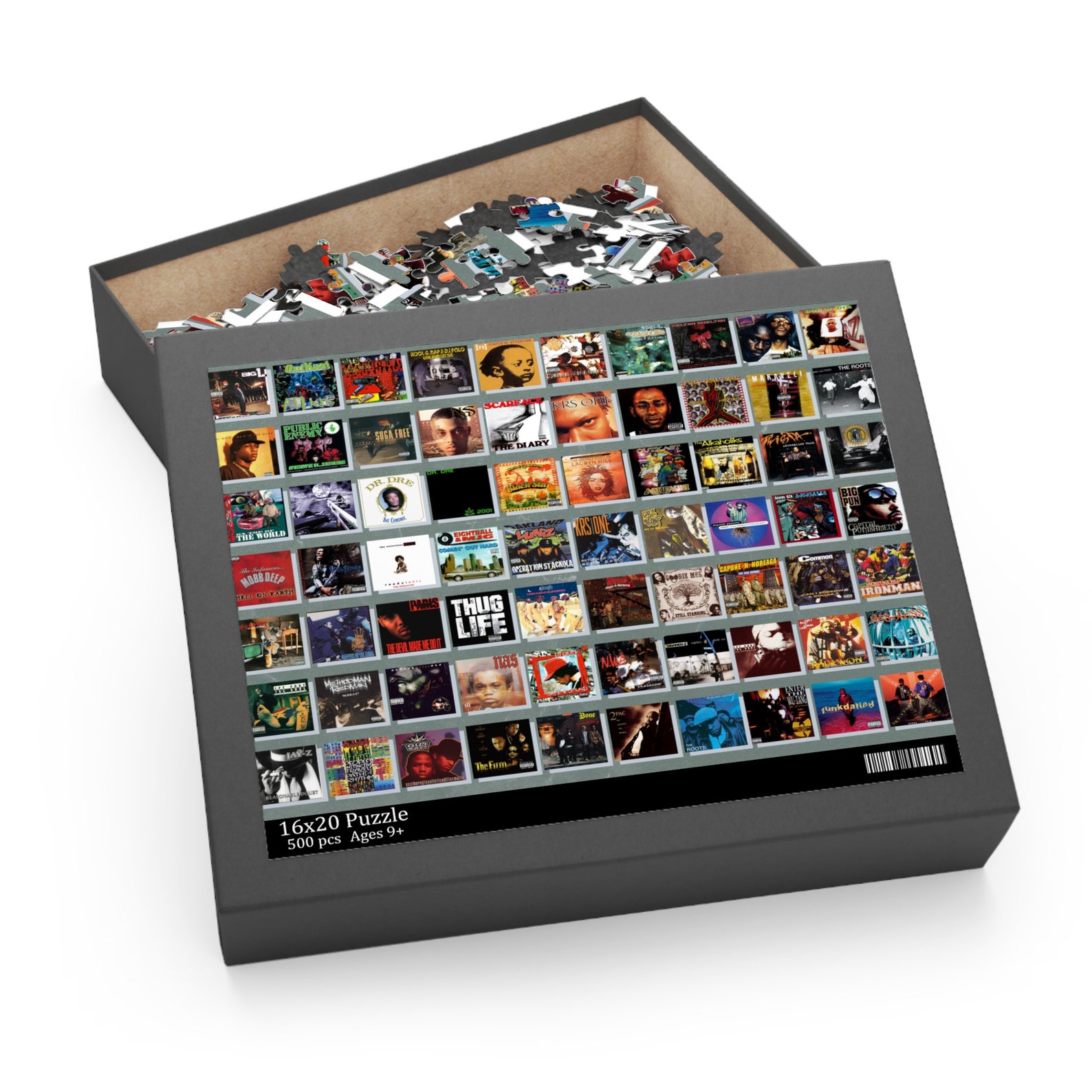 90s Hip-hop Nostalgia Album Cover Puzzle (500-piece) - Premium Quality ...