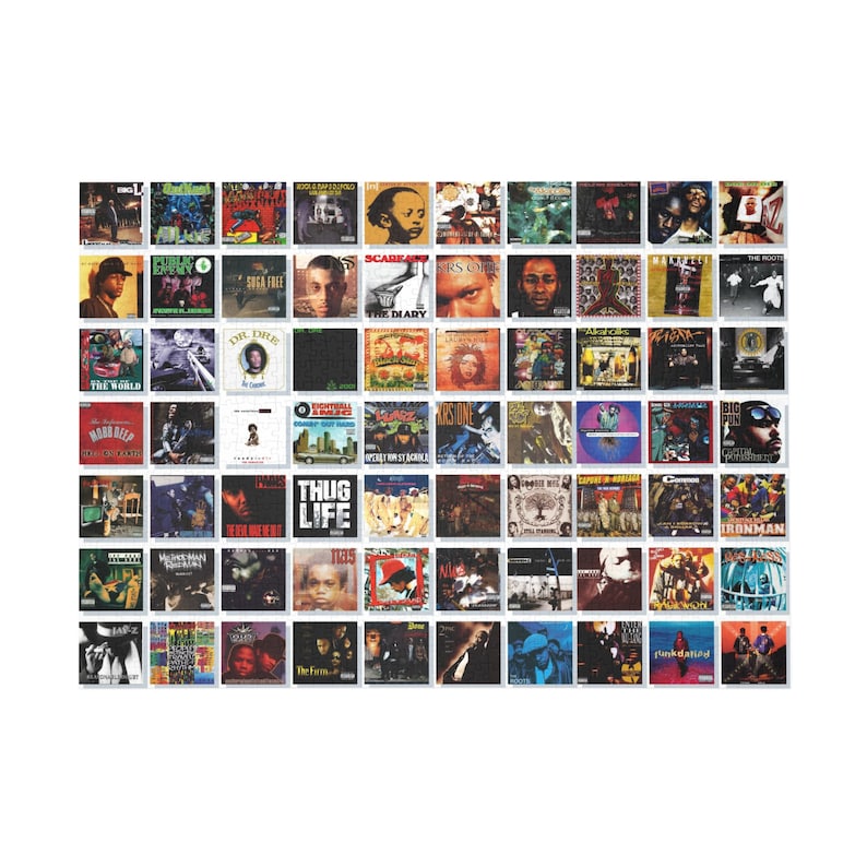 90s Hip-hop Album Cover Puzzle (252, 500, 1000-piece) - Premium Quality ...