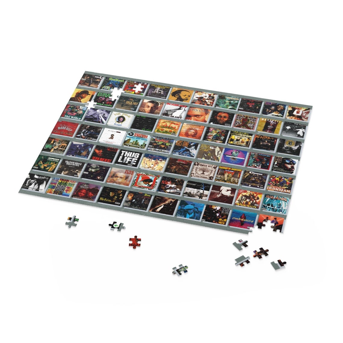 90s Hip-hop Nostalgia Album Cover Puzzle (500-piece) - Premium Quality ...