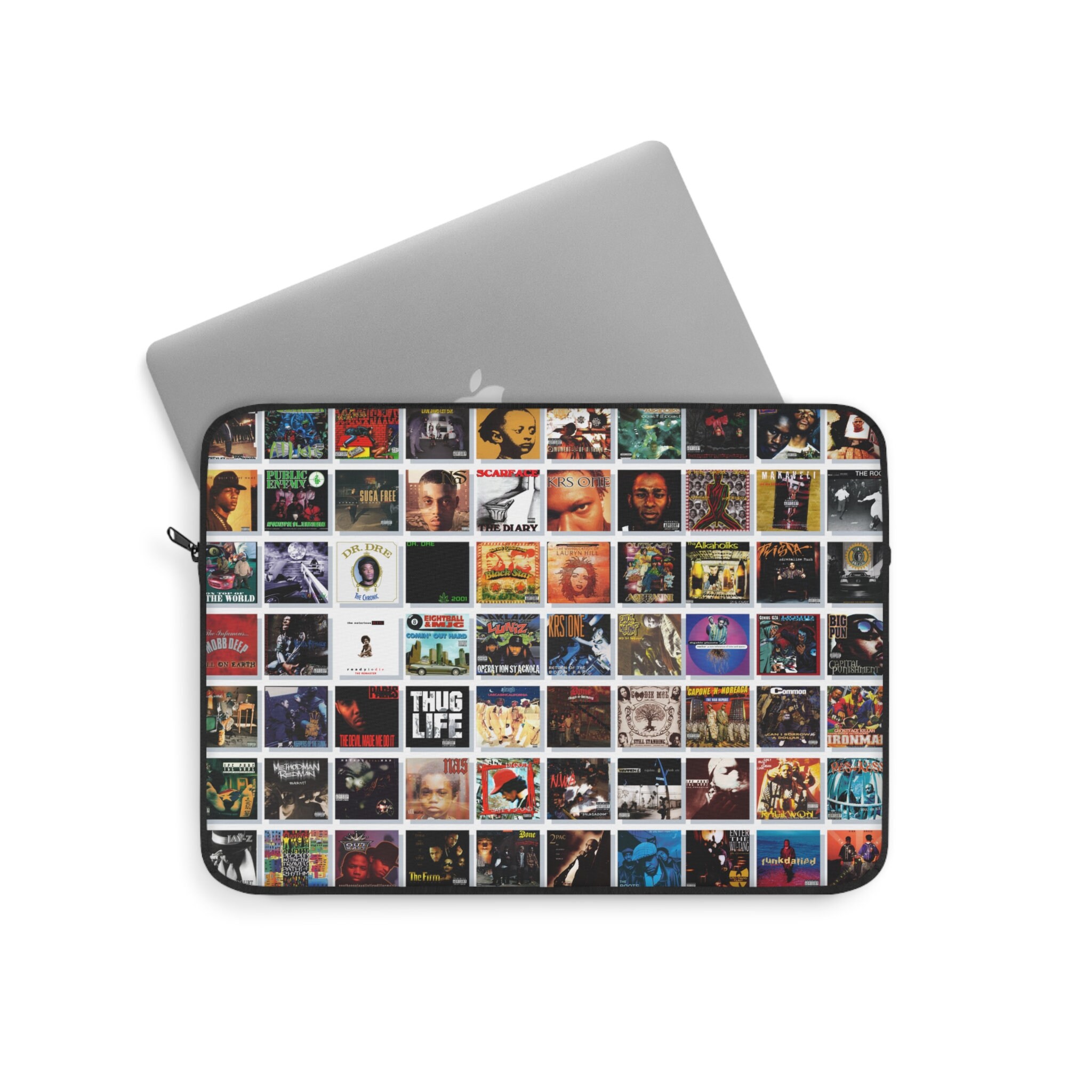 90s Hip-hop Vibes Laptop Sleeve 13" & 15"- Collage Design for Macbook ...
