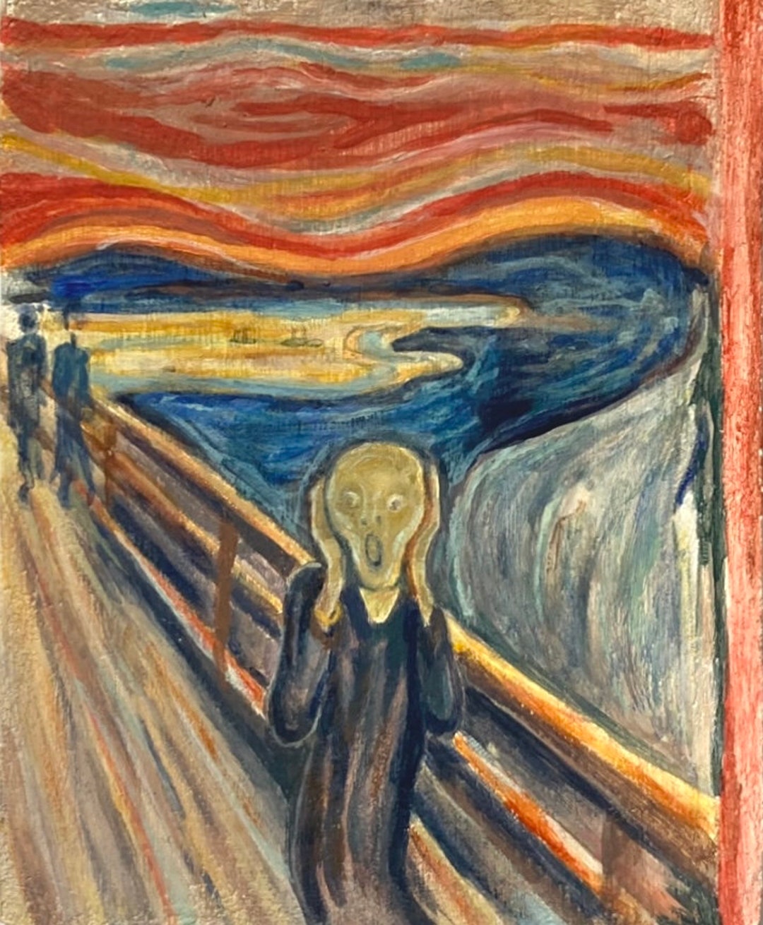 The Scream, Edvard Munch 1:12 Scale Replica PRINT - Etsy