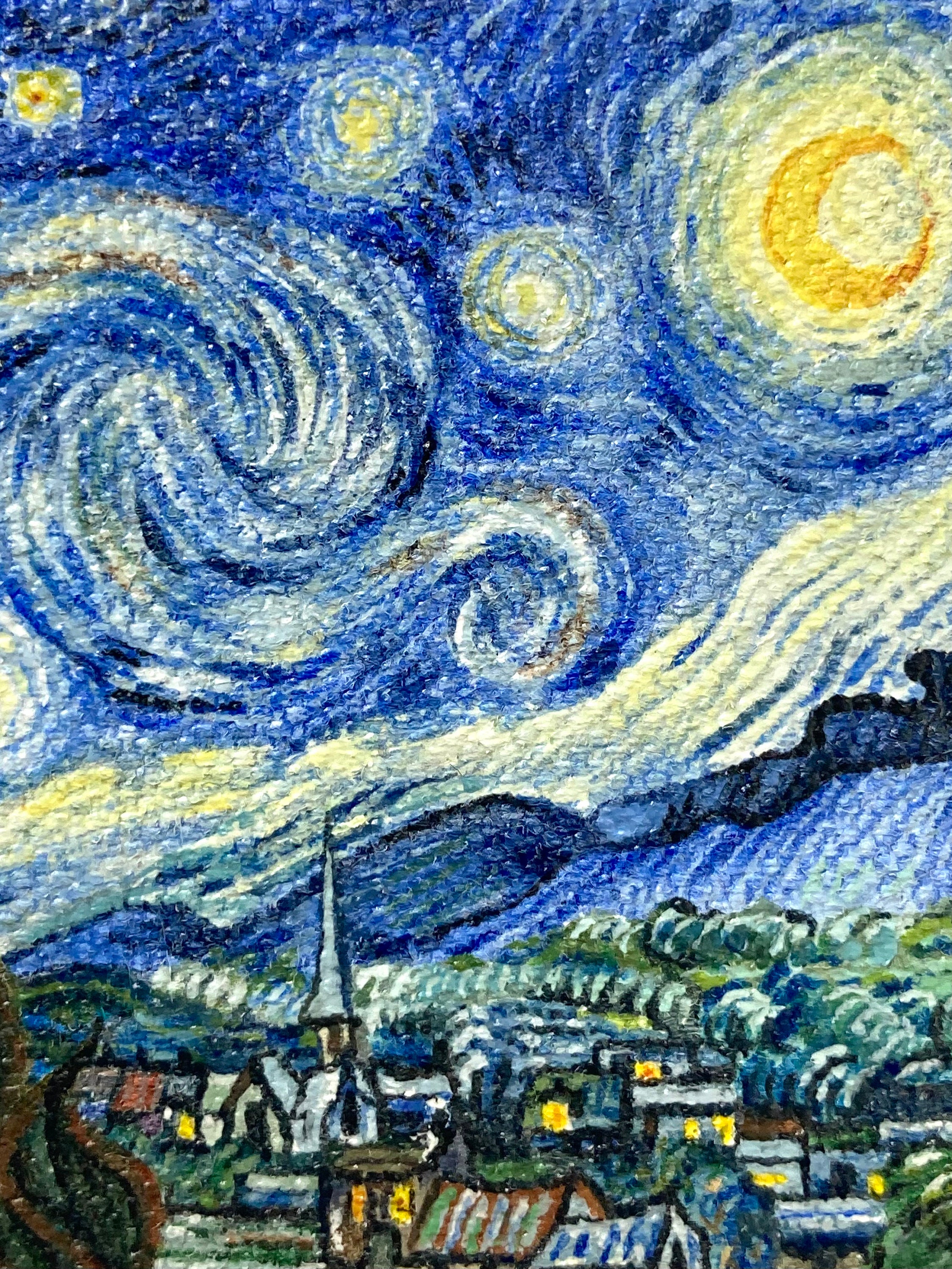 The Starry Night, Van Gogh 1:12 Scale Replica - Etsy