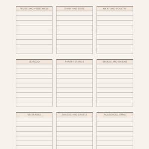 Smart Shopper Planner,monthly Budget Planner Printable With Daily ...