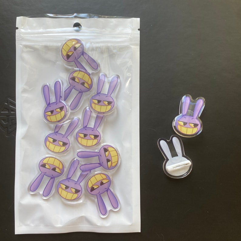 The Amazing Digital Circus Jax Chibi TADC Pin Badge - Etsy