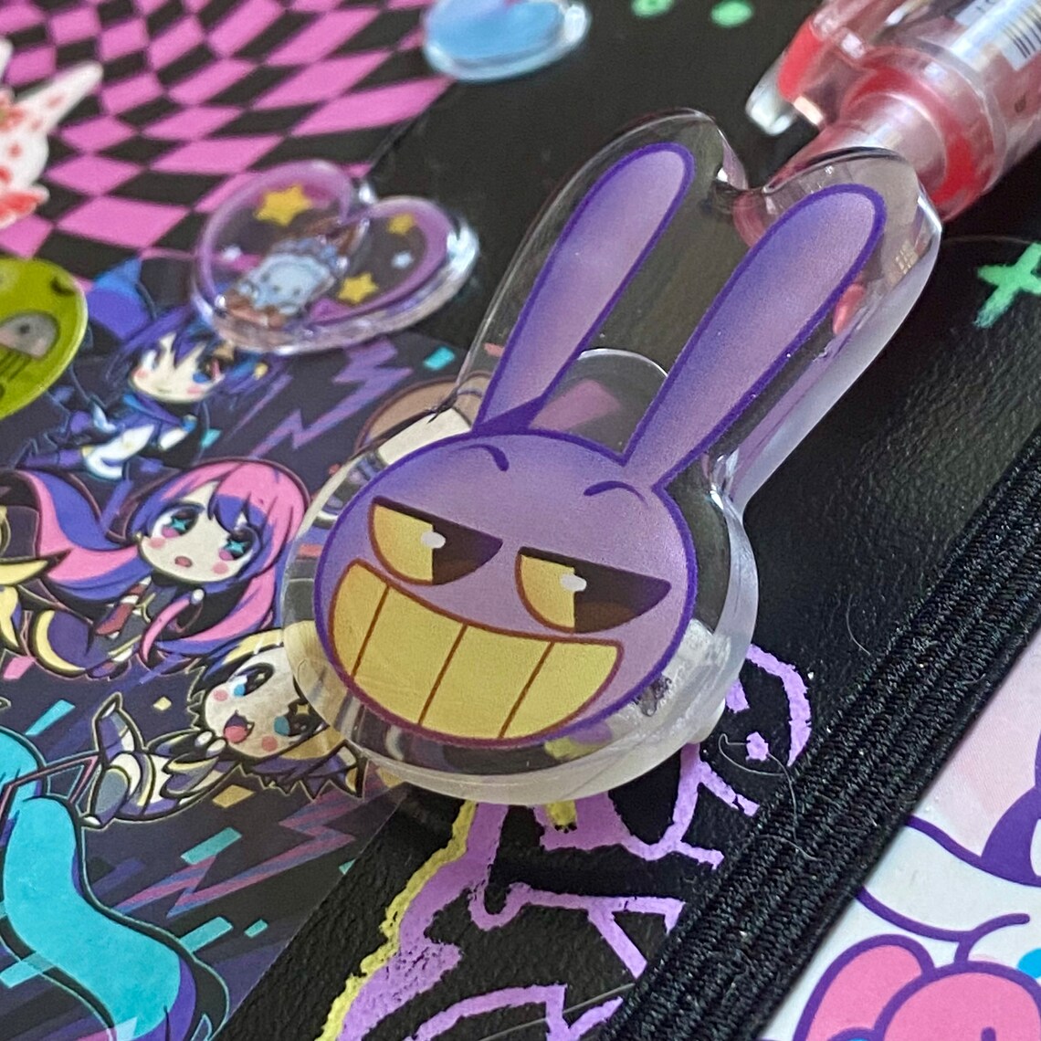 The Amazing Digital Circus Jax Chibi Pin Badge - Etsy UK