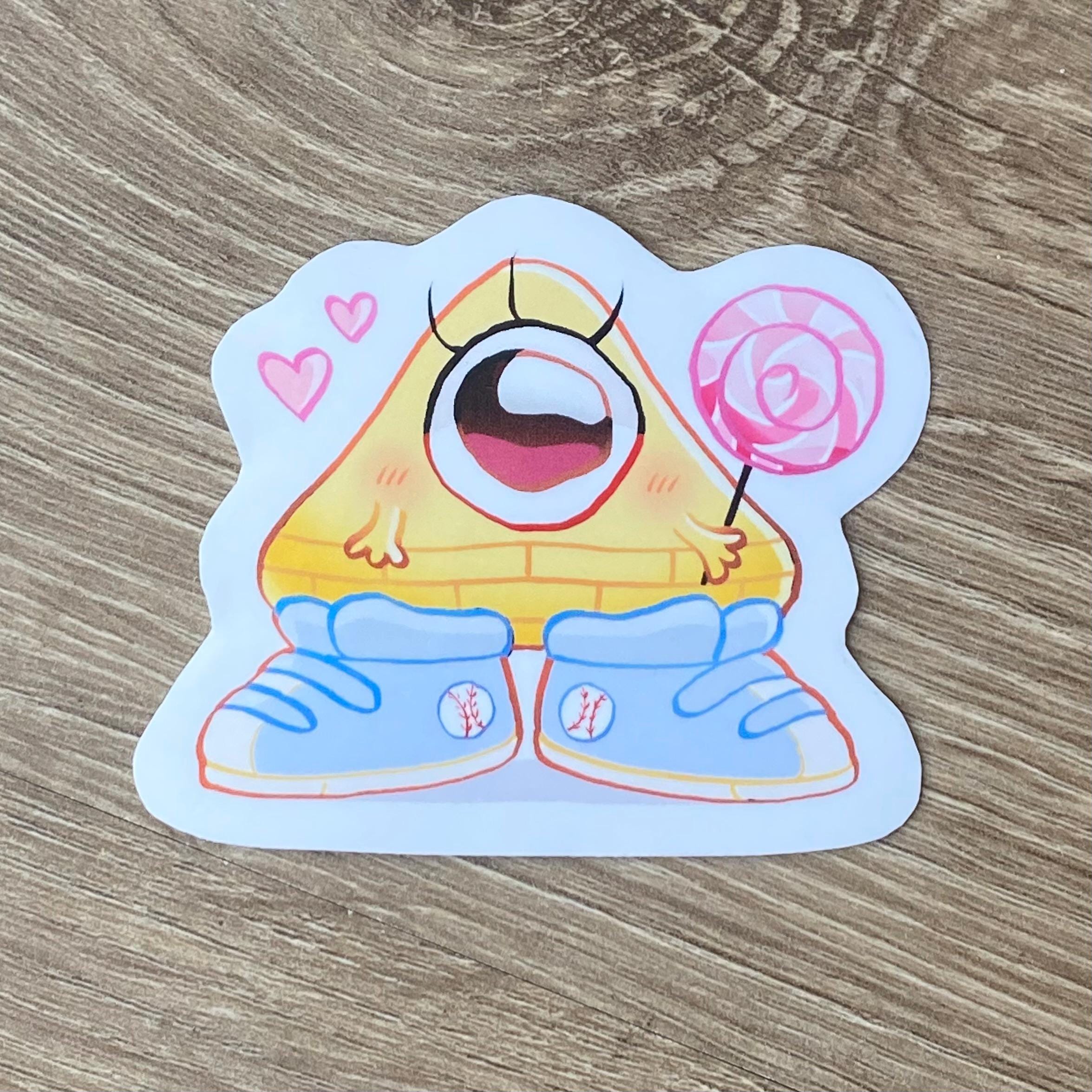Baby Bill Cipher Sticker Handmade the Book of Bill Chibi Kawaii - Etsy