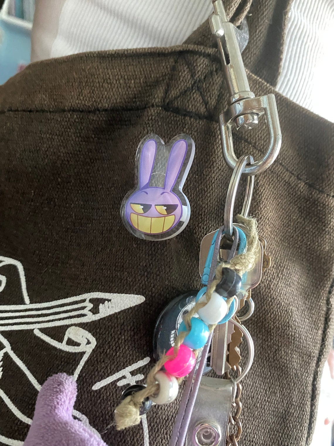 The Amazing Digital Circus Jax Chibi Pin Badge - Etsy UK