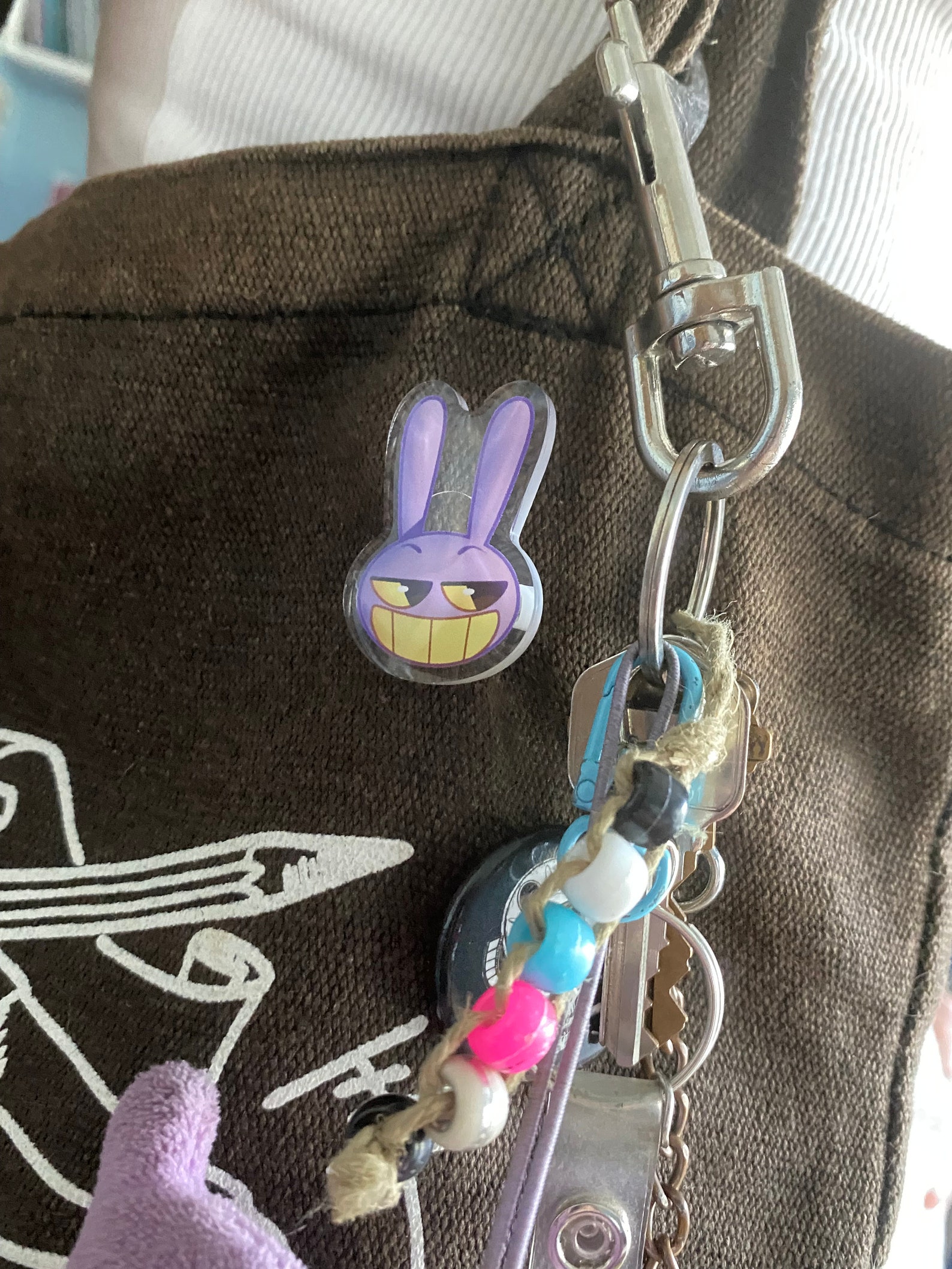 The Amazing Digital Circus Jax Chibi TADC Pin Badge - Etsy