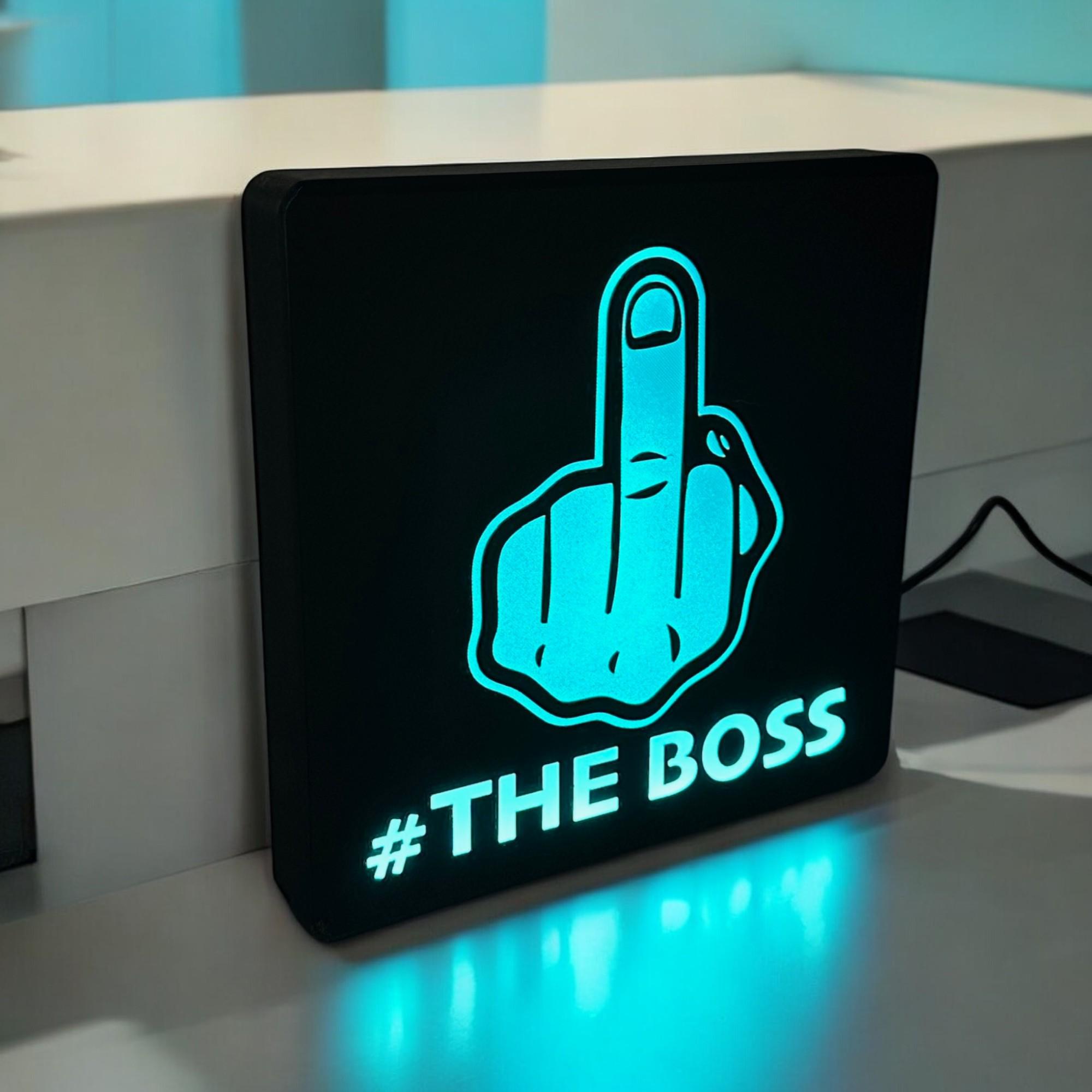 Personalised Middle Finger LED Lightbox - Etsy