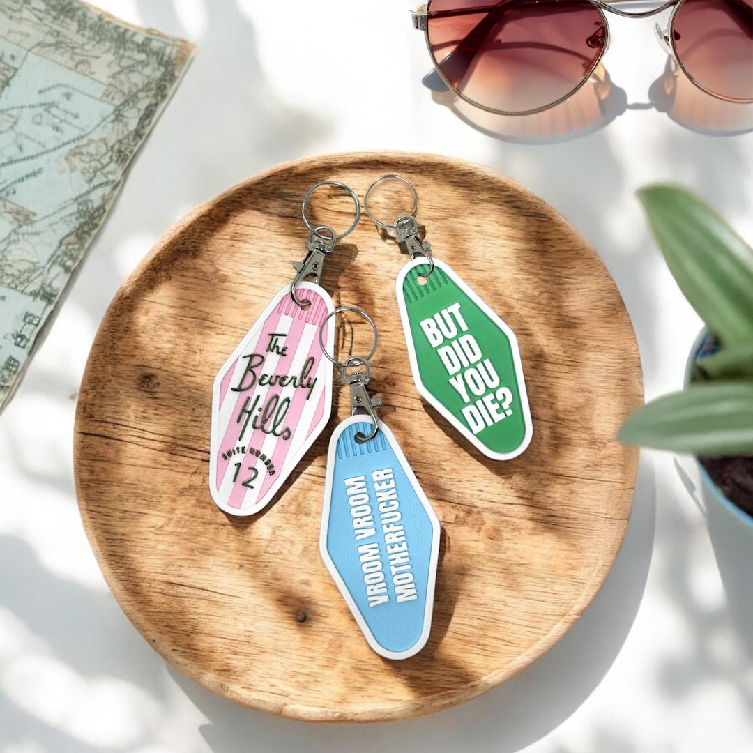 Funny Rude Keyrings | Gag Gifts for Her | Hilarious Sayings Motel ...