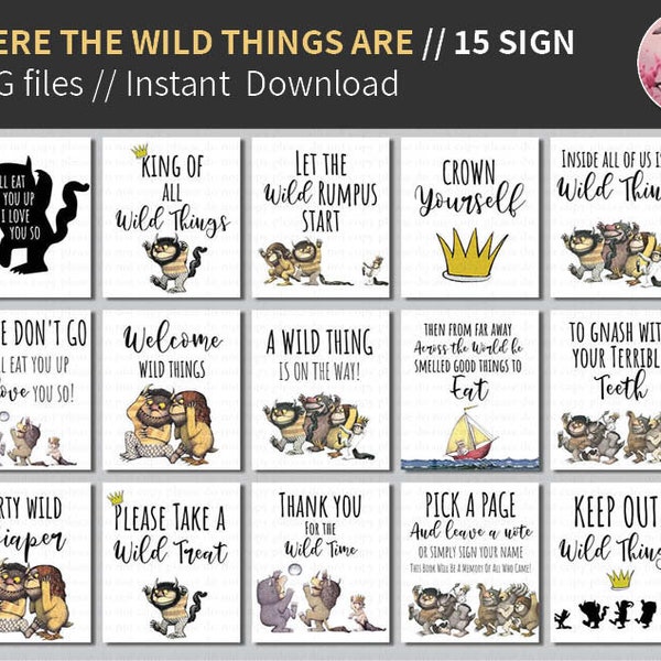 Wild Things Are - Etsy