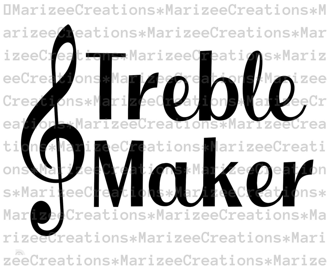 Treble Maker Music Teacher SVG - Etsy