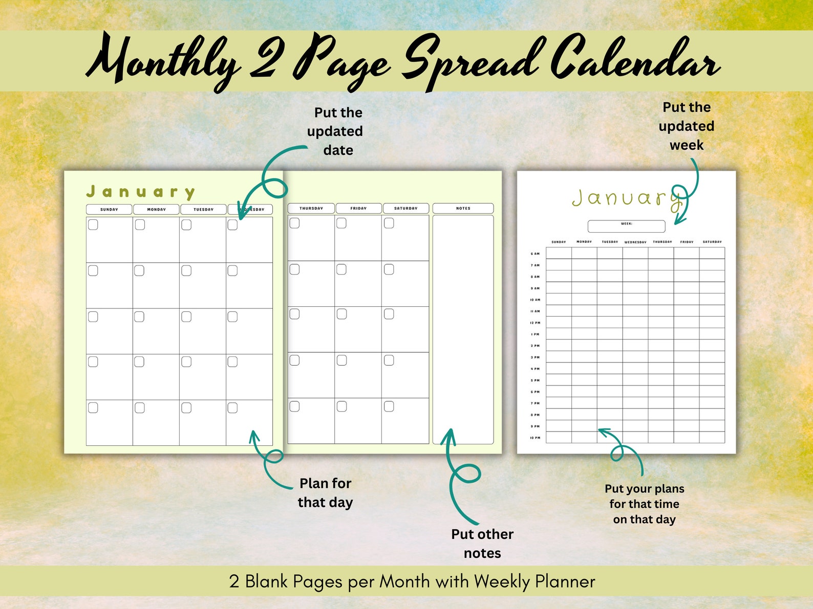 Homeschool Planner Printable | Homeschool Binder | Undated | Green ...