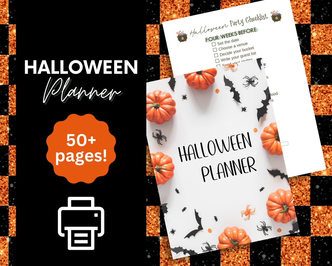 Halloween Planner Printable | Halloween Party Planner | Halloween ...