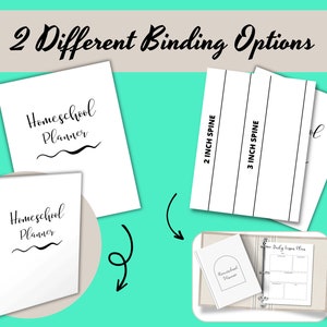 Homeschool Planner Printable | Homeschool Binder | Undated | Plain ...