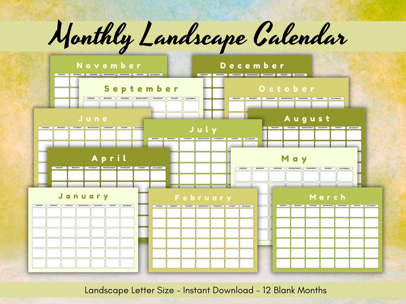 Homeschool Planner Printable | Homeschool Binder | Undated | Green ...