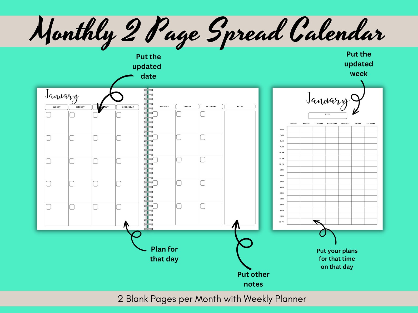Homeschool Planner Printable | Homeschool Binder | Undated | Plain ...