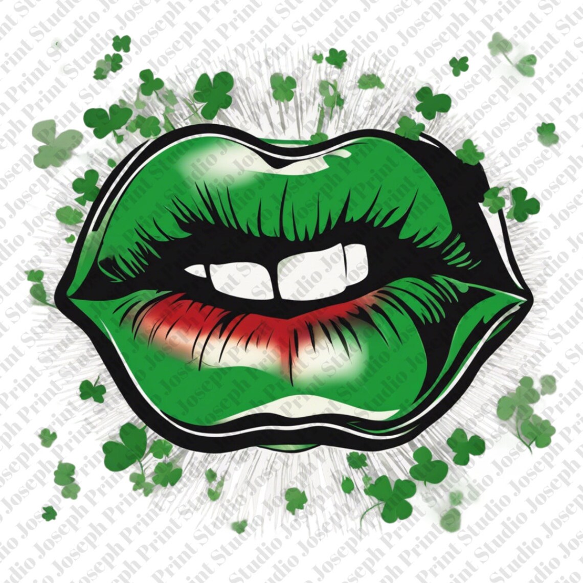 St Patrick's Lips St. Patrick's Day Lips Png Happy - Etsy