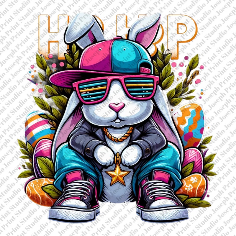 Hip Hop Rabbit Sweatshirt - Etsy
