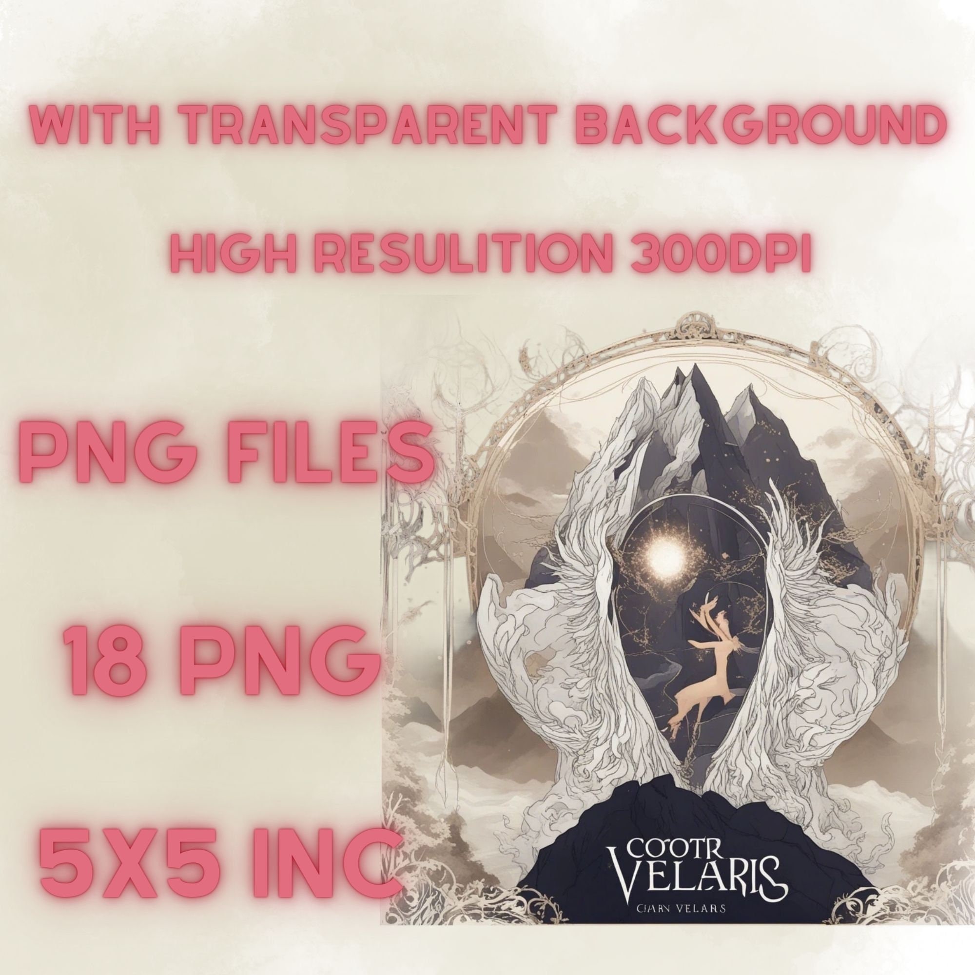 ACOTAR Velaris PNG Files Download Book Gifts Sarah J Maas Book Package ...