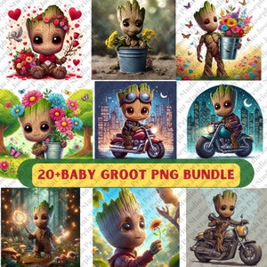 Groot Png 3D Baby Groot Tumbler Wrap, Groot Wrap, Groot Tumbler, Groot ...