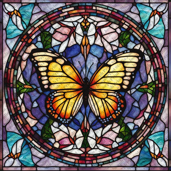 Stained Glass Lamp - Etsy