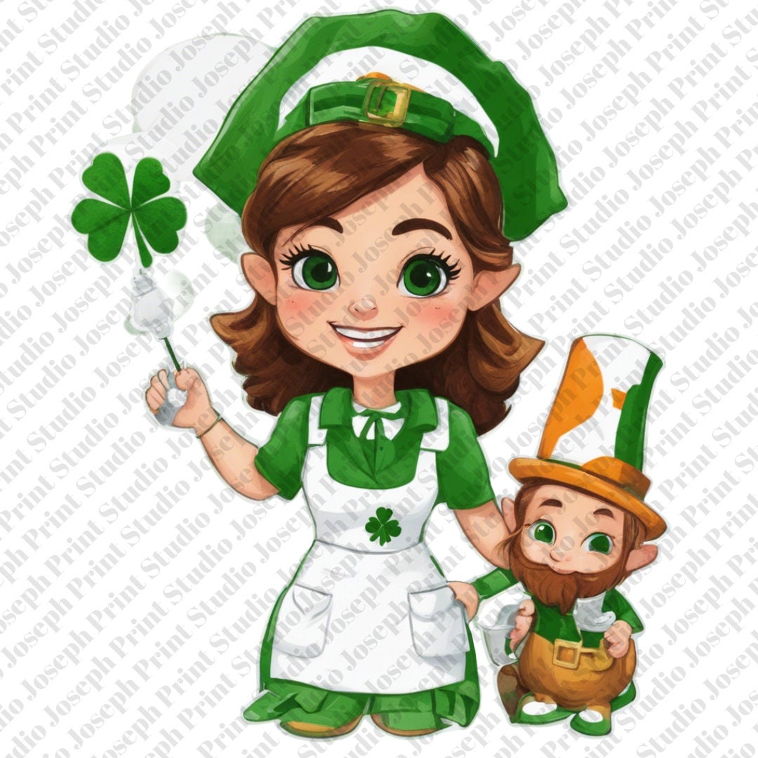 St Patrick's Day Nurse Png Sublimation Design Download St - Etsy