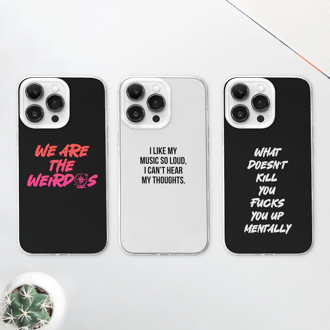 We Are Weirdos Magsafe Phone Case Aesthetic Grunge Music Phone Cover ...