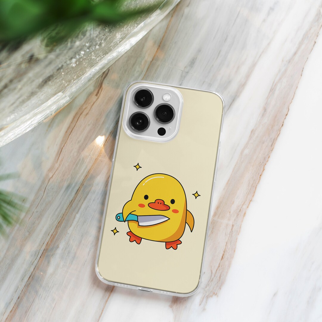 Duck With A Knife Magsafe Phone Case | Funny Duckling Animal Phone ...