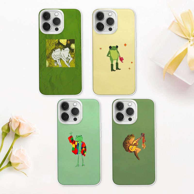 Cute Frog Phone Case - Etsy
