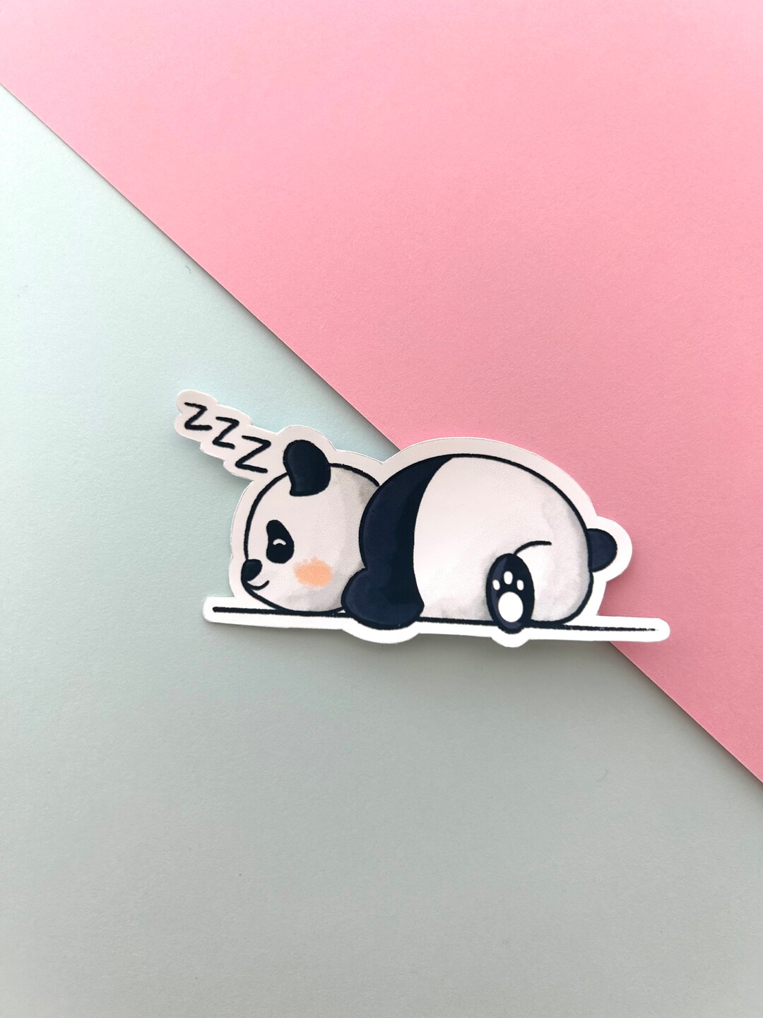 Panda Sticker Snoozing Sweet Dreams Cute Die Cut Sticker for Laptops ...